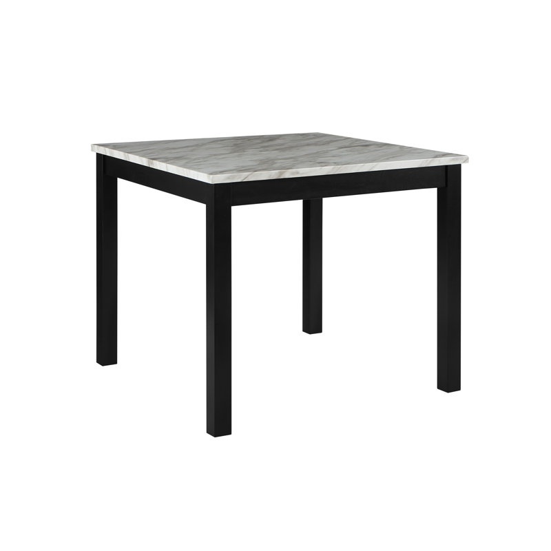 Wilber marble counter height dining table alcott hill store
